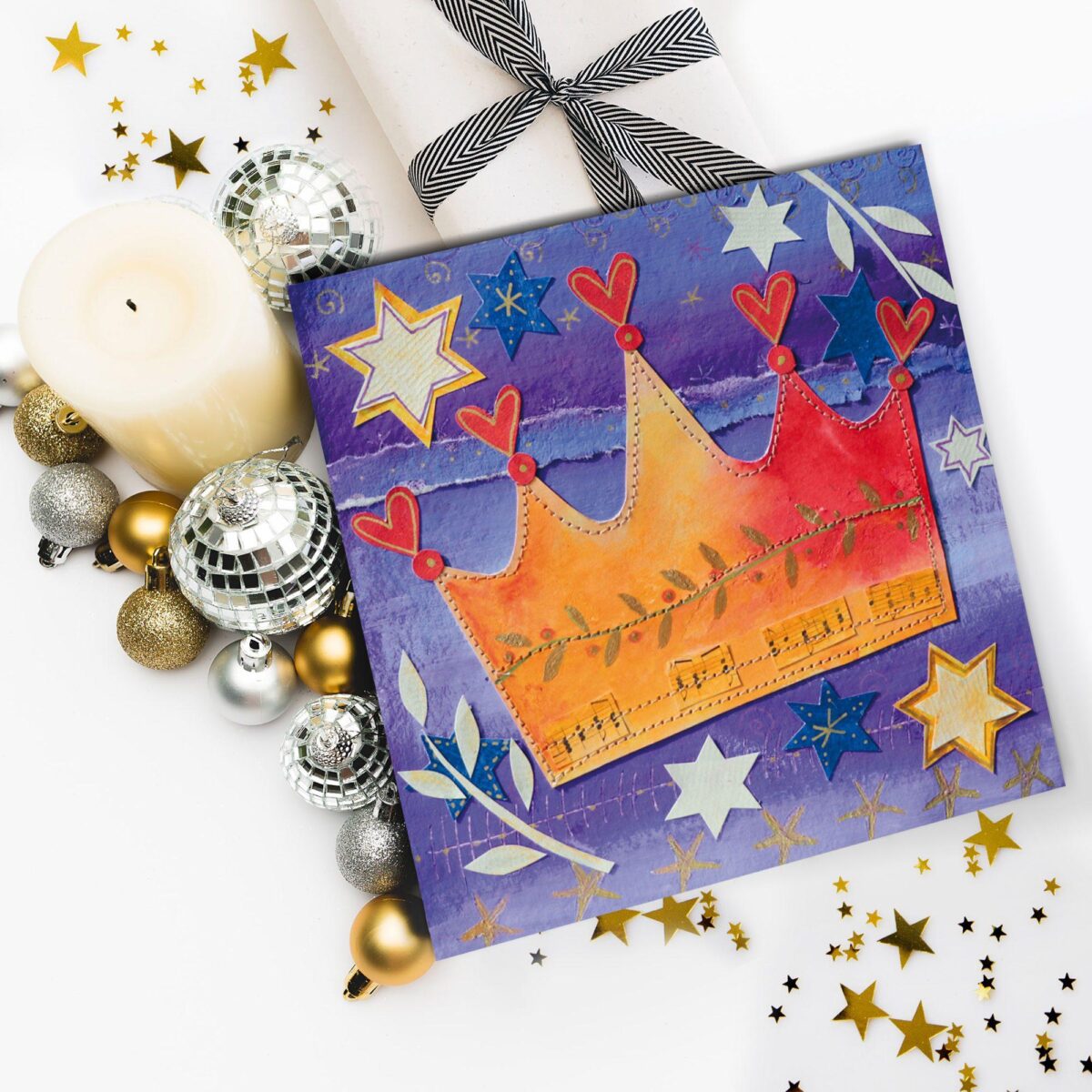 Crown Christmas Card | St Andrews Bookshop